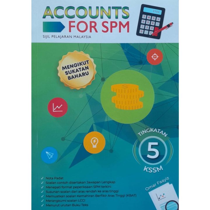 [Nota Padat] Accounts For SPM Tingkatan 5 KSSM | Lazada