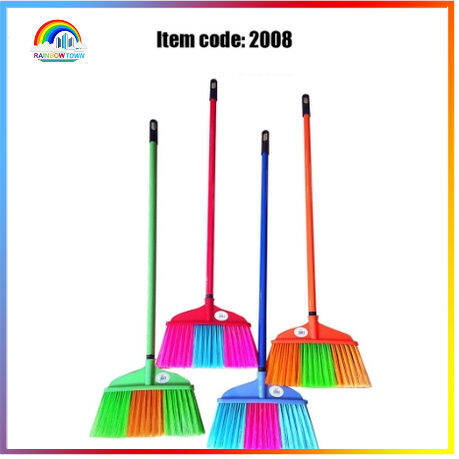Plastic Broom Floor Cleaning Broom With Handle, Portable Tool For ...