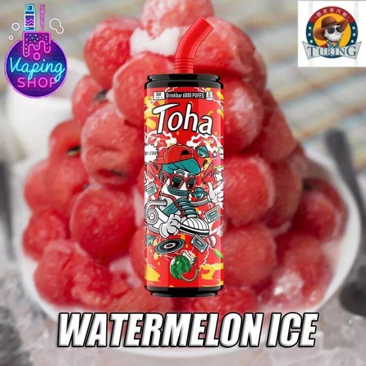 Toha Drinkbar Disposable Pod Legit Up To 6000 Puffs Rechargeable 6k ...