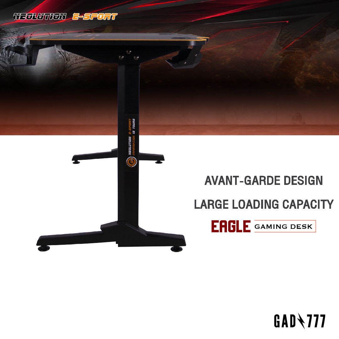 Neolution E-Sport Eagle โต๊ะเกมมิ่ง โต๊ะเกมส์มิ่ง โต๊ะคอมพิวเตอร์ โต๊ะทำงาน โต๊ะคอมแบบเกมมิ่ง ...