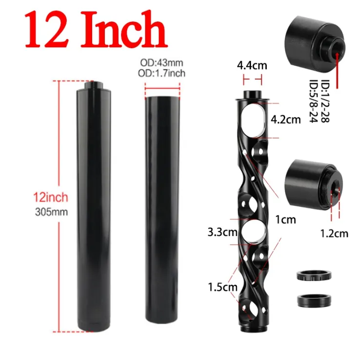 12 Inch Car Fuel Filter Single Core Aluminum Fuel Trap Solvent Filter ...