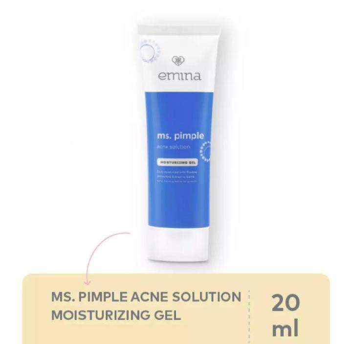 Emina Ms. Pimple Acne Solution Moisturizing Gel 20ml | Lazada Indonesia