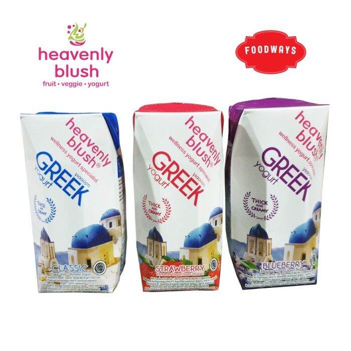 Greek Heavenly Blush Yogurt 200 ml [SATUAN] | Lazada Indonesia