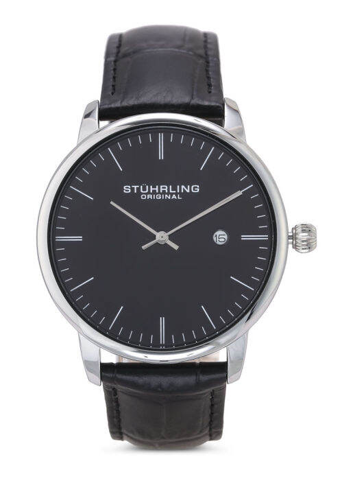 Stuhrling Original Unisex Minimalist 3997.2 Watch Watch - Black | Lazada PH