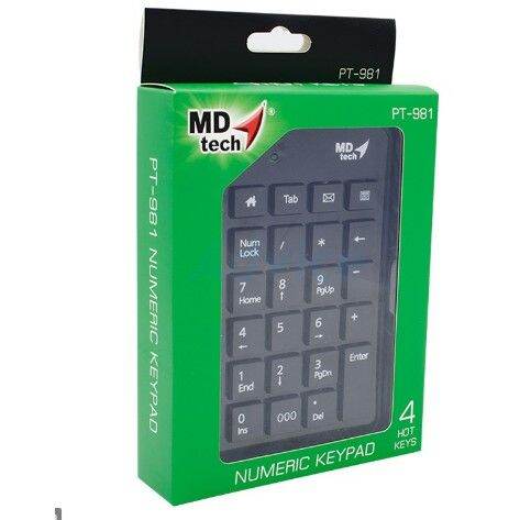 Md Tech แป้นตัวเลข Numberic Keypad PT-981 | Lazada.co.th
