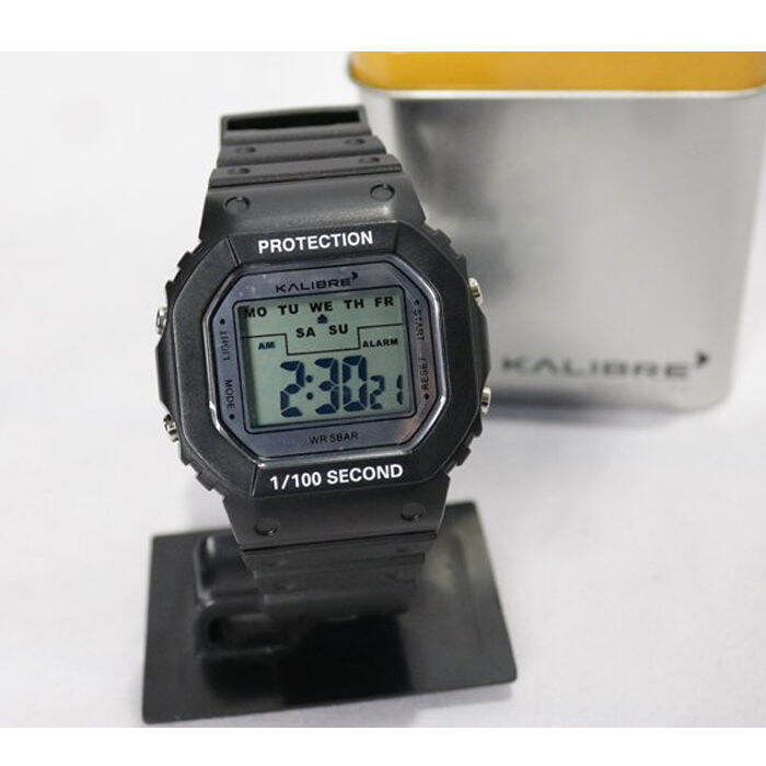 Jam Tangan Digital Pria Kalibre Atro Watch 996237000 Black | Lazada ...