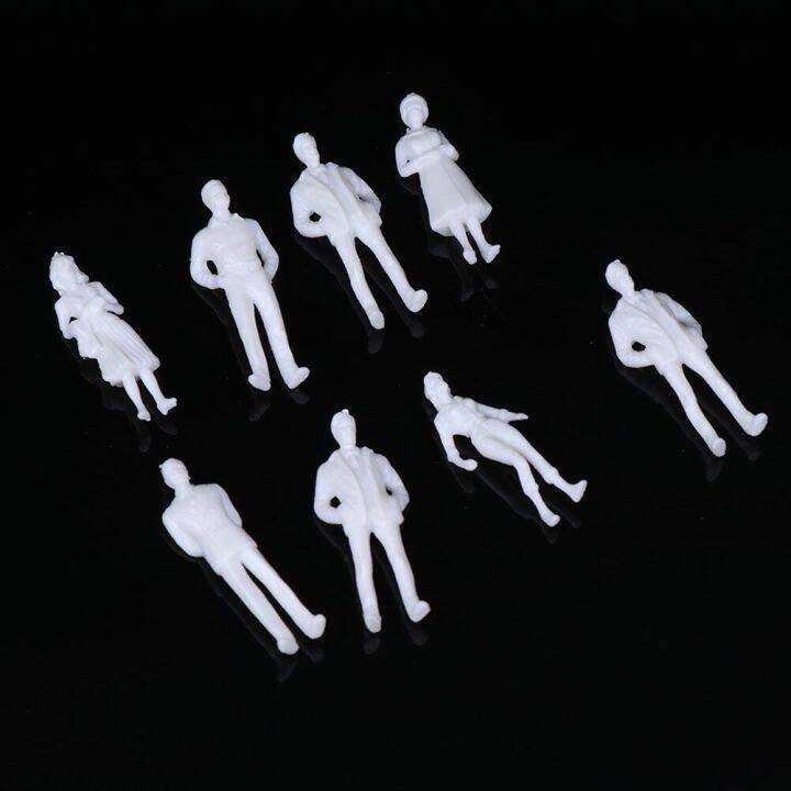 50 Pcs Model Man Mini Figurine People Models Statuette Miniature ...