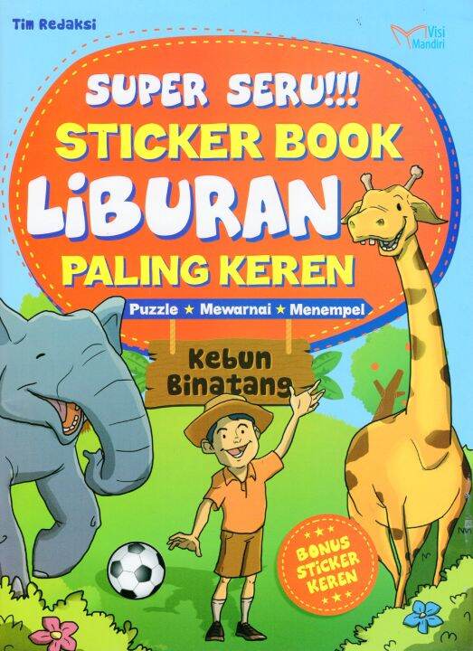 Buku Anak SUPER SERU!!! Sticker Book Liburan Paling Keren | Lazada ...