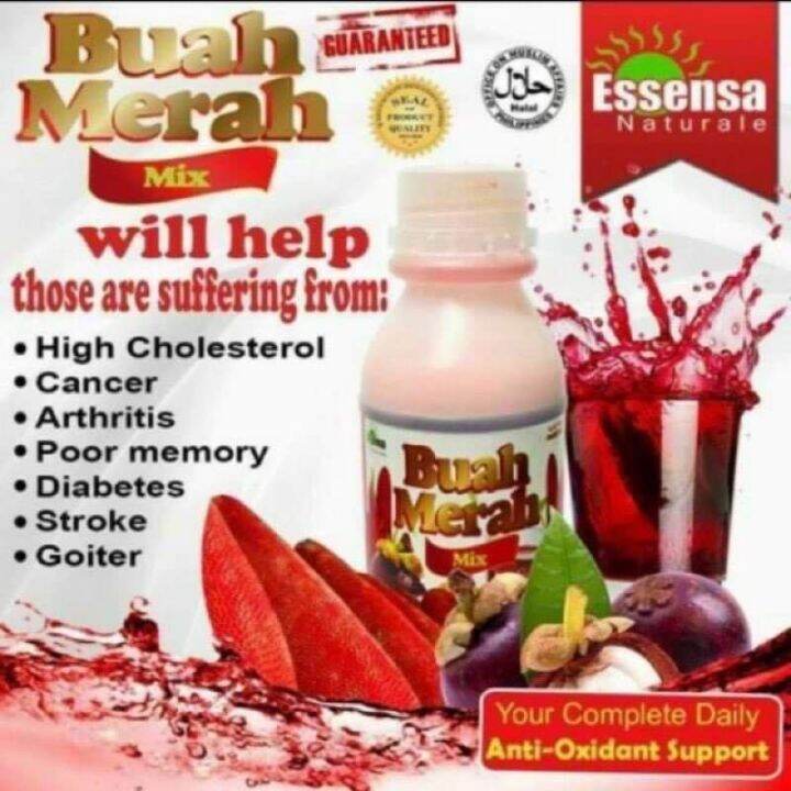 BUAH MERAH MIX Essensa Naturale Original Powder Juice Drink Sante ...