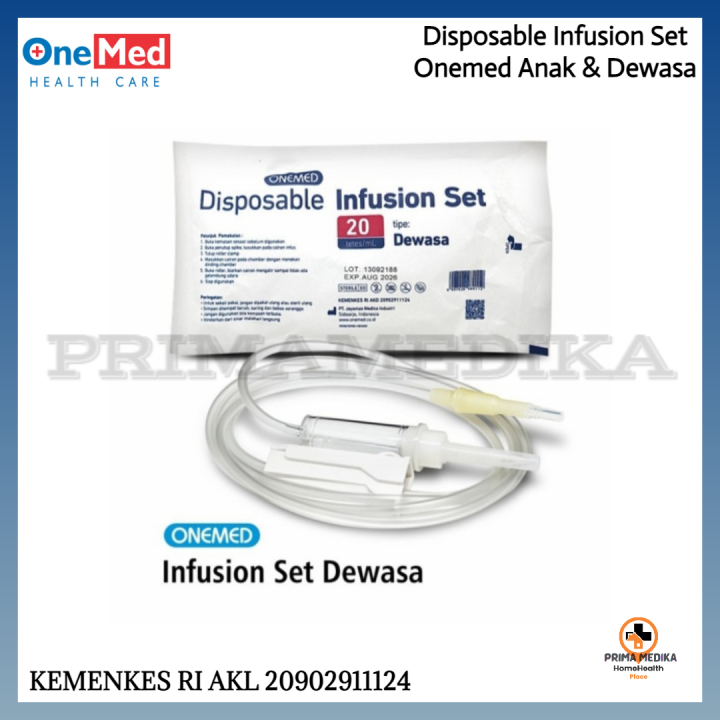 Infuset Onemed Dewasa Dan Anak Disposable Infusion Set | Lazada Indonesia