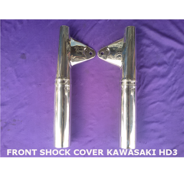 Kawasaki HD3 Front Shock Cover Set Stainless, Manipis | Lazada PH