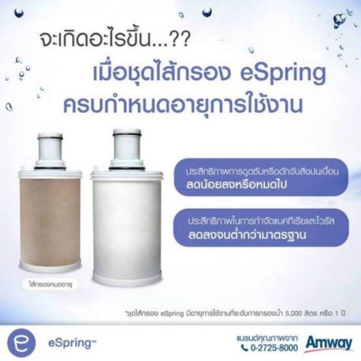 ช็อปไทยแท้ Amway Espring filter cartridge อีสปริง แอมเวย์ ชุดไส้กรองคา ...