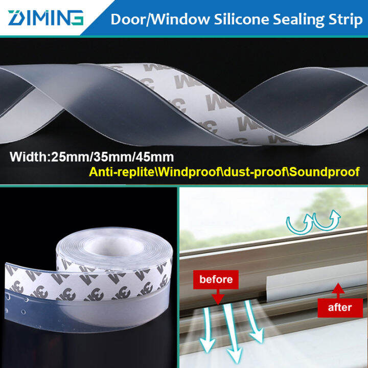 3m Self Adhesive Door Window Seal Strip Weather Strip Bottom Door Seal Soundproof Door And