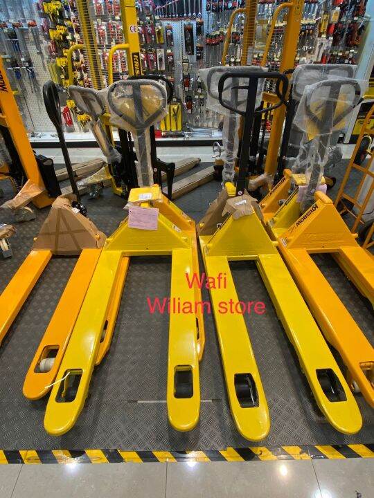 Krisbow handpallet manual 55 cm / hand pallet 3 ton / hand stacker ...