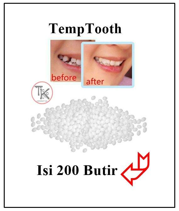 TEMPTOOTH BAHAN BUAT GIGI PALSU SENDIRI TEET REPAIR | Lazada Indonesia