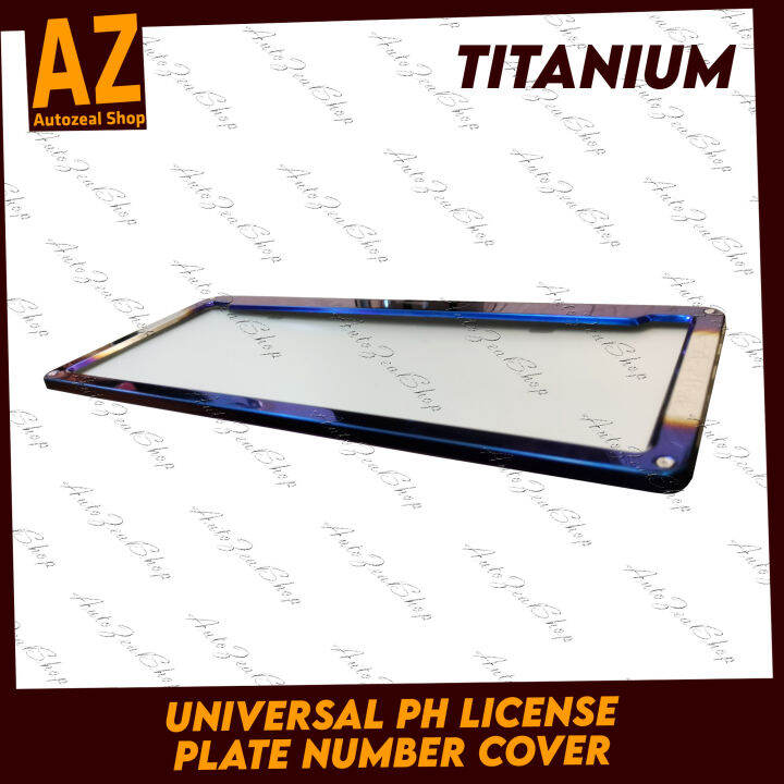 Universal PH License Plate Number Cover / Car Plate Protector 2 Pieces ...