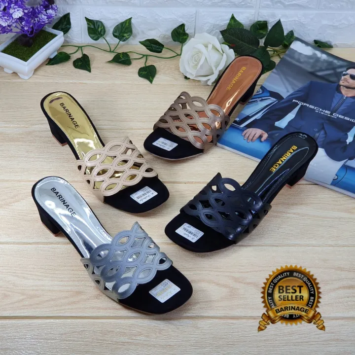 Sandal Hak Tahu Motif Barinage RT-08 | Lazada Indonesia