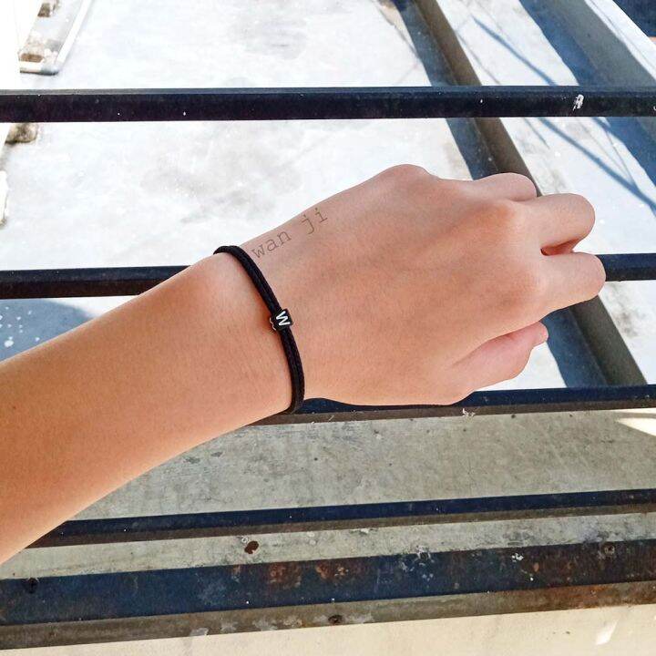 Gelang Inisial Nama Custom Huruf Paracord | Lazada Indonesia