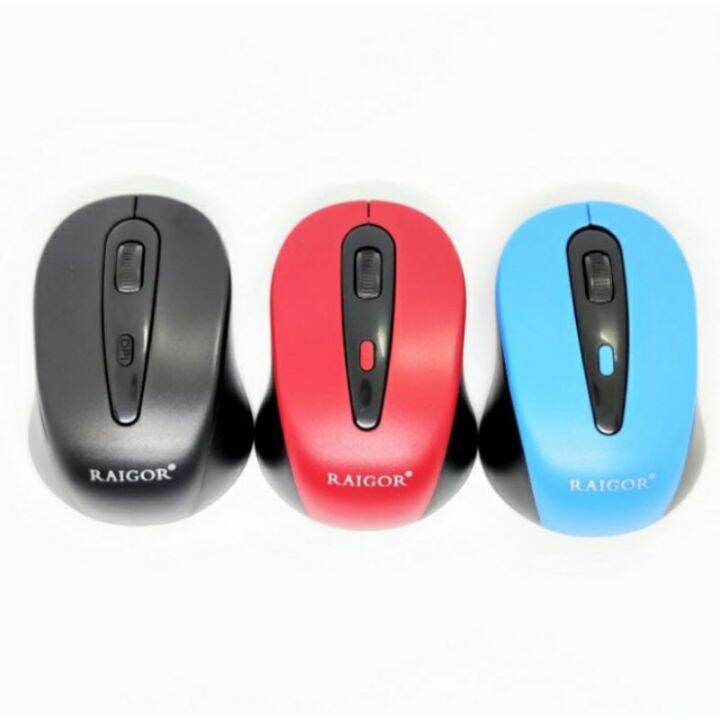 MOUSE WIRELESS RAIGOR RR 02 BERIKUT BATERAI | Lazada Indonesia