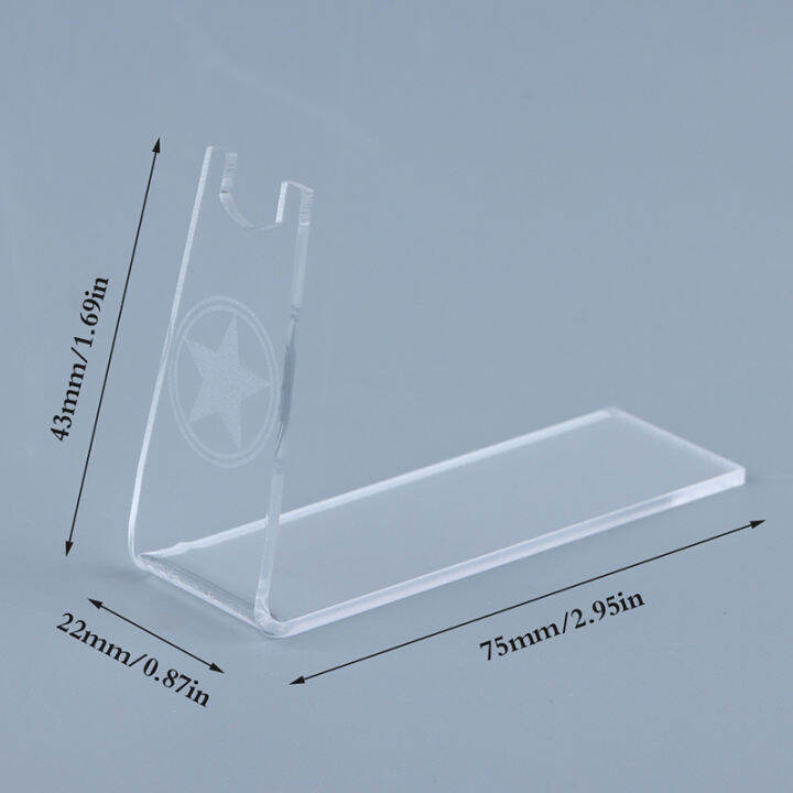 Rayua Small Clear Acrylic Outdoor Pistols Holder Gun Model Showing ...