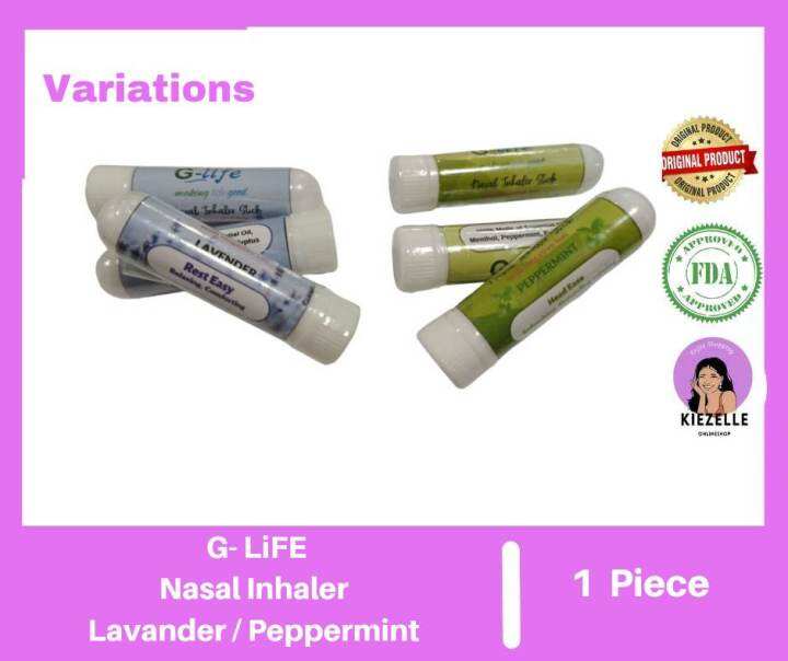 G- LIFE Essential Oils Nasal Inhaler Stick with Negative Ion | | Lazada PH