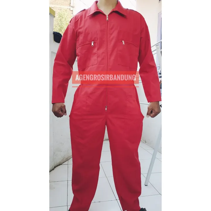 Wearpack katelpak / Coverall safety Seragam Kerja Proyek | Lazada Indonesia