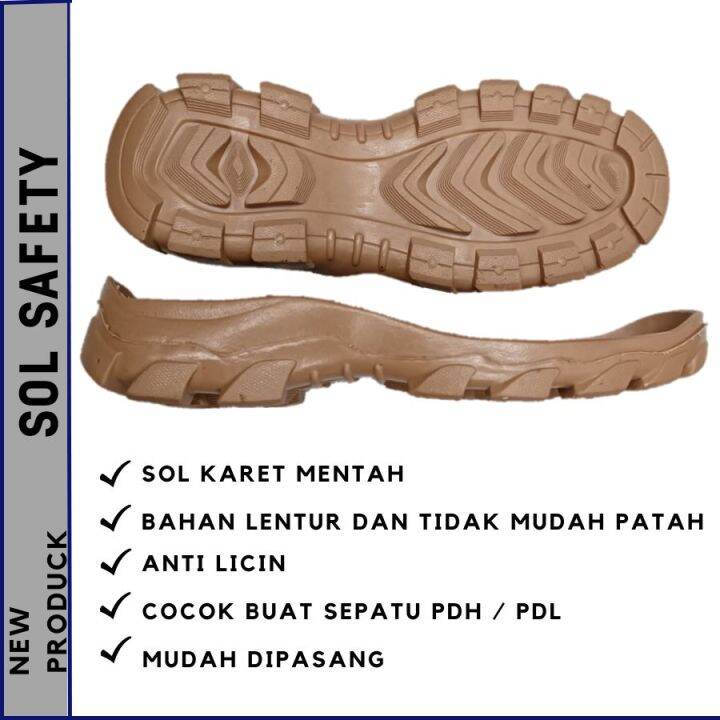 Out Sol Alas Telapak Bawah Karet Sepatu Safety King Sol Sepatu Gunung ...