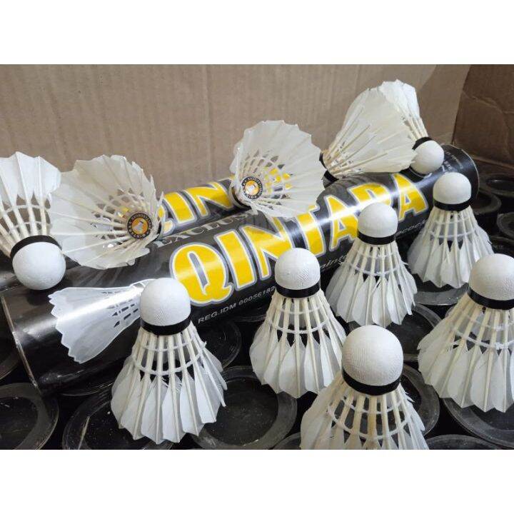 shuttlecock QINTARA kok bulu tangkis bola badminton kock | Lazada Indonesia