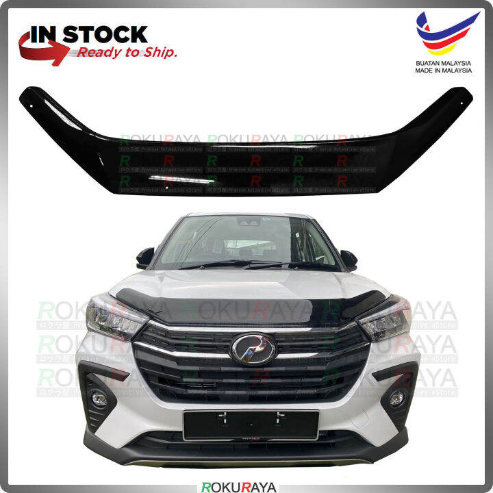 [BLACK] Perodua Ativa New 4x4 Original Acrylic Front Hood Protector ...