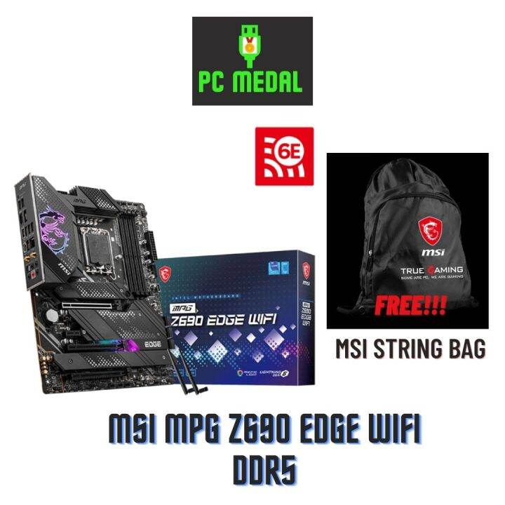 MSI MPG Z690 EDGE WIFI DDR5 Gaming Motherboard | Lazada PH