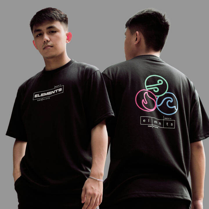 SEVY x RGB Plays 1pc Cotton Elements Oversized Unisex Shirt | Lazada PH
