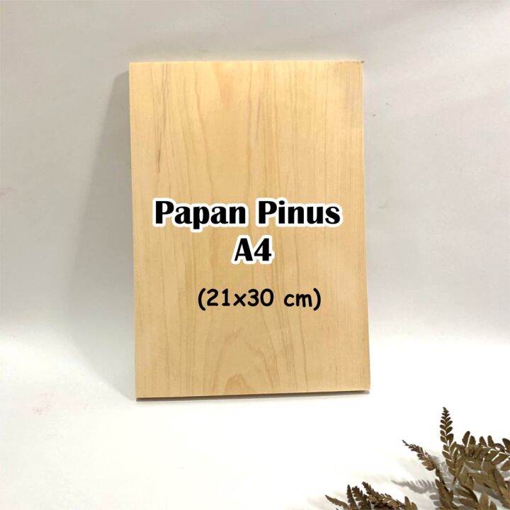 Kayu Pinus A4 21x30 cm Papan Kayu HVS Ukuran Riil Kayu Pinus Grade ...