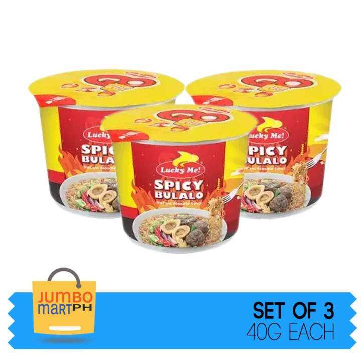 LUCKY ME SPICY BULALO INSTANT NOODLE SOUP 40G / SET OF 3 | Lazada PH