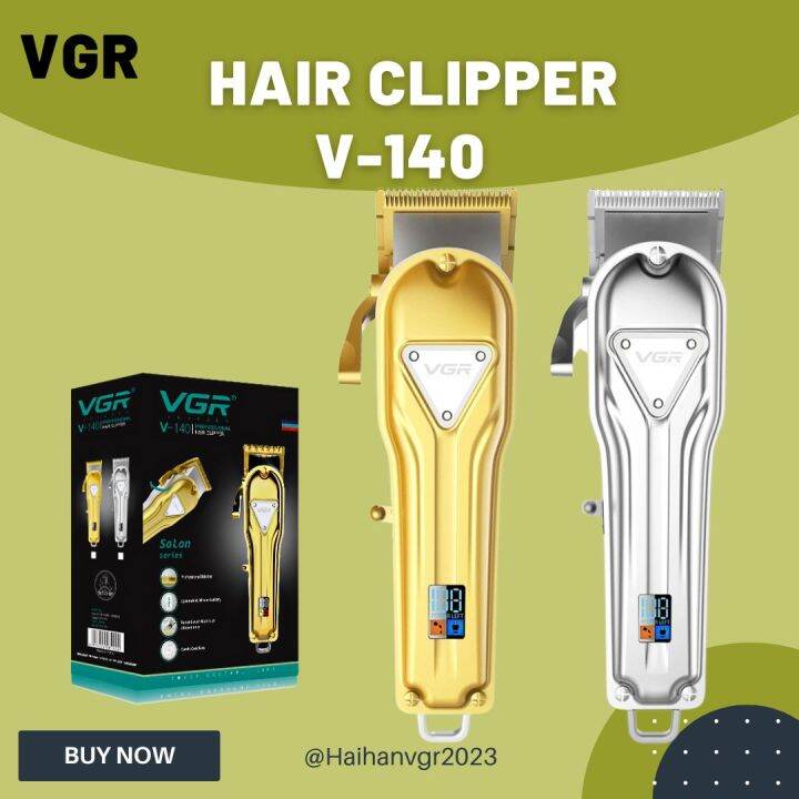 VGR ปัตตาเลี่ยนตัดผมไร้สVGR รุ่น V-140 ปัตตาเลื่ยนตัดผมแบบไร้สาย แสดง ...