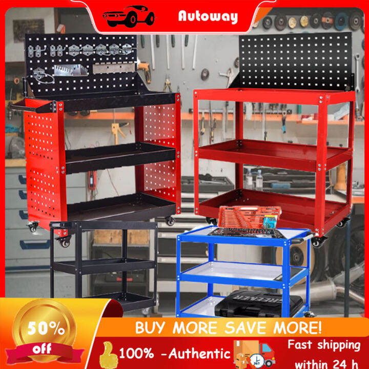 【AutoWay】3 layers Tool trolley tool cart tool organizer trolley tool ...