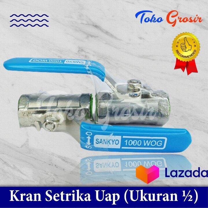 SANKYO KRAN SETRIKA UAP BOILER UKURAN 1/2 INCH | Lazada Indonesia