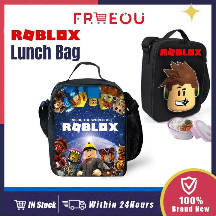 Roblox Lunch Bag Anime Game Thermal Lunch Bag Waterproof Picnic Bag ...