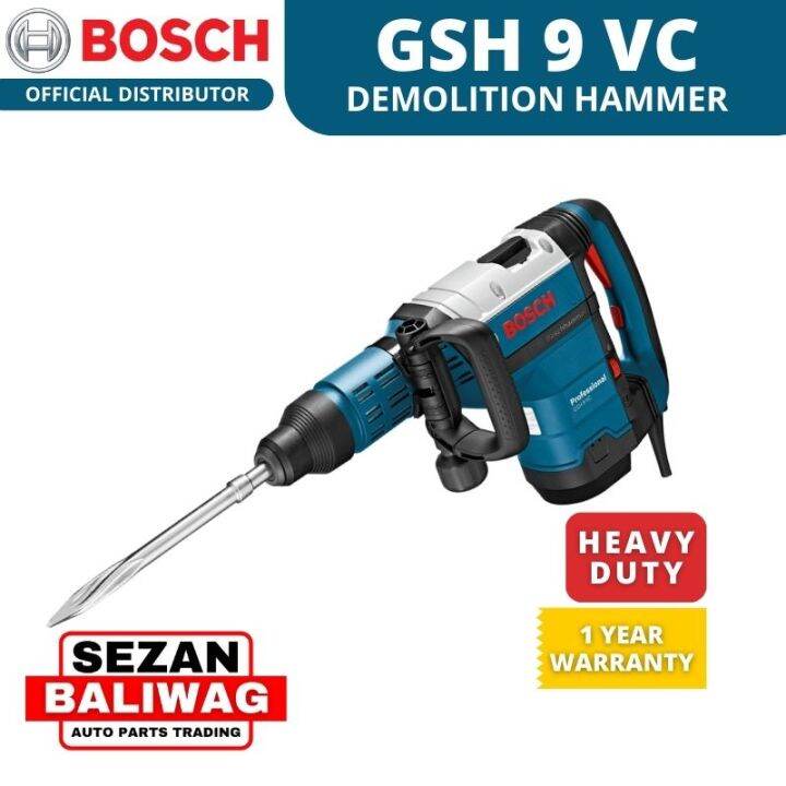 BOSCH DEMOLITION HAMMER WITH SDS MAX GSH 9 VC PROFESSIONAL | Lazada PH