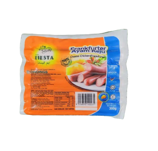 Ayam Fiesta Cheese Chicken Frankfurter 芝士鸡肉香肠 300g | Lazada