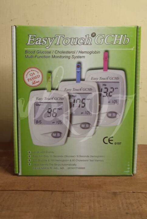 alat cek darah easy touch dan hemoglobin | Lazada Indonesia