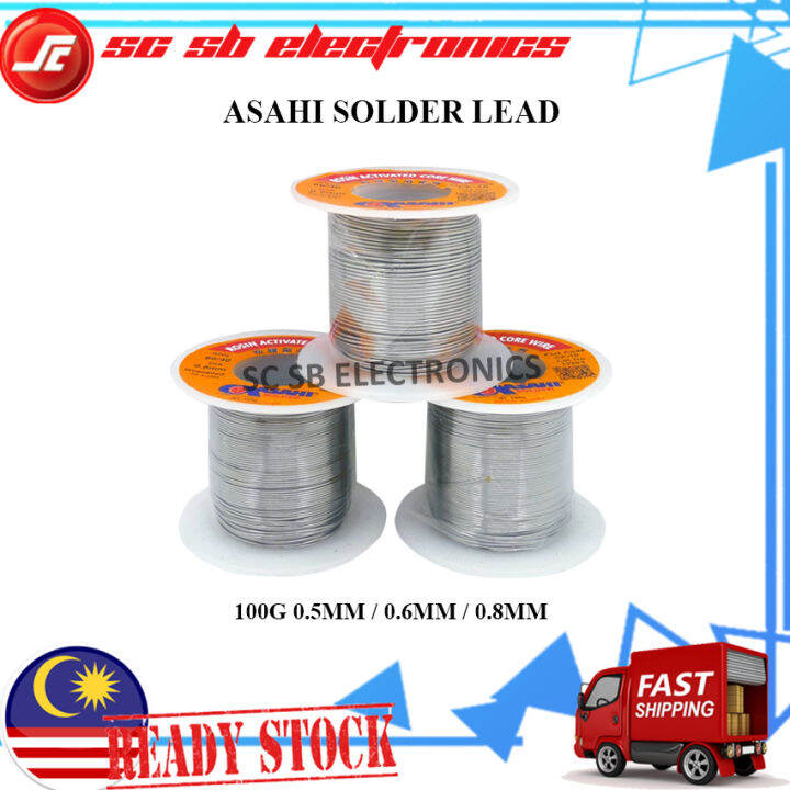 ORIGINAL ASAHI BRAND ROSIN ACTIVATED CORE WIRE / SOLDERING WIRE ...