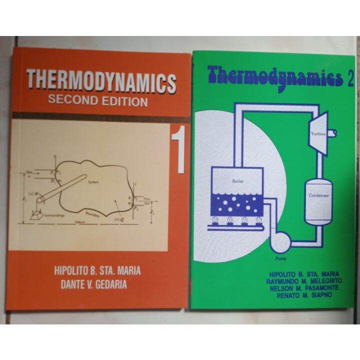 THERMODYNAMICS 1 & THERMODYNAMICS 2 by sta maria | Lazada PH