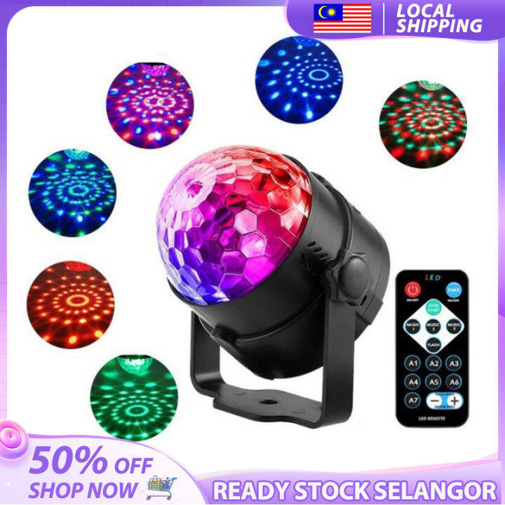 Mini LED Laser Projector Portable Mini LED Disco Ball Light RGB Party ...
