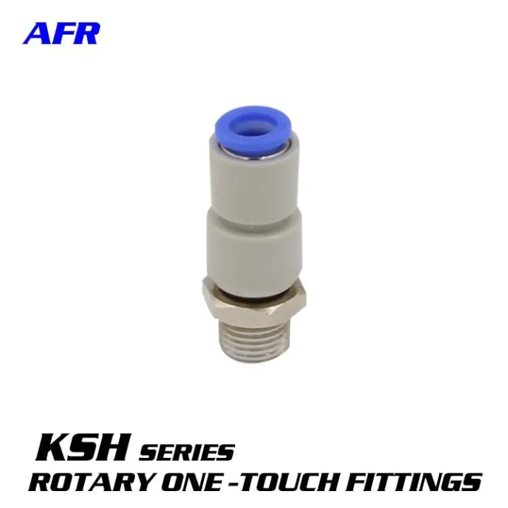 KSH Series Pneumatic straight High speed Rotary One-touch Fittings KSH08-01S | Lazada PH