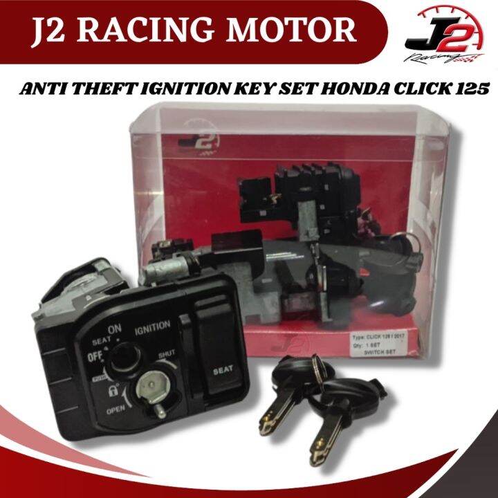 MOTORCYCLE ANTI THEFT KEY SET HONDA CLICK 125 | Lazada PH