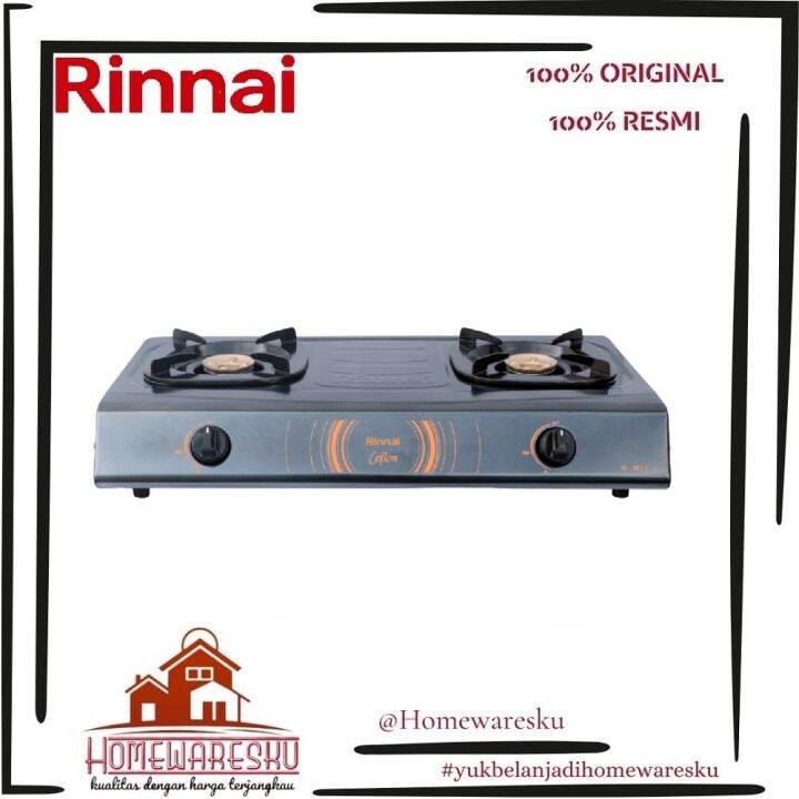 RINNAI KOMPOR GAS - RI-522C RI522C - LPG - 2 TUNGKU - API EKONOMIS | Lazada Indonesia