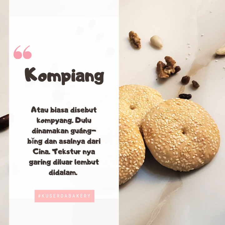 roti kompiang - kompyang - enak - garing diluar lembut didalam - roti ...