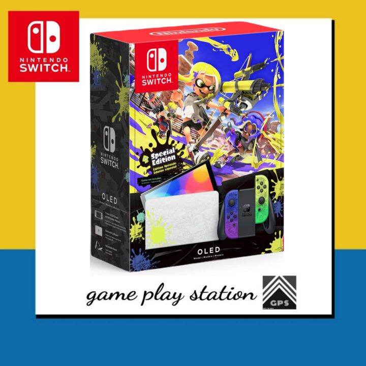 nintendo switch oled model splatoon 3 edition ประกันร้าน 1 ปี | Lazada ...