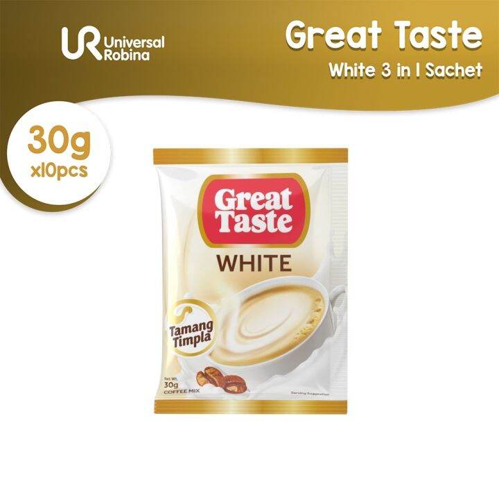 Great Taste White 3In1 Coffee Sachet (10 X 30G) | Lazada PH