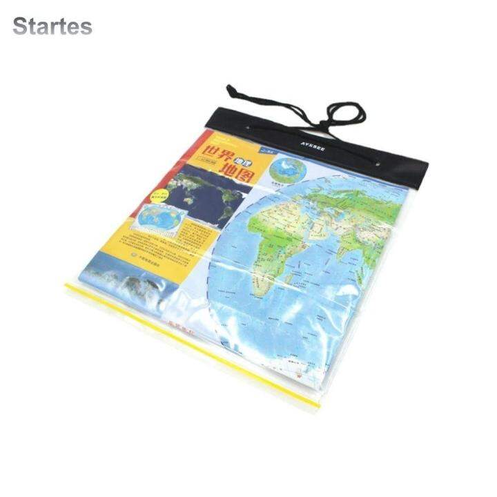 STARTES Fishing Portable PVC Travel Document Holder Storage Pouch Map ...